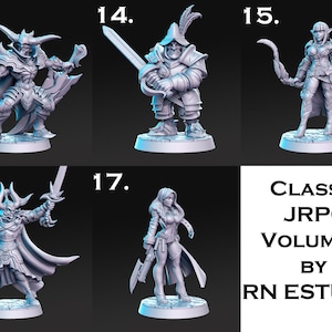 Classic JRPG Volume I April 2021 Set by RNE Studio 3d Miniature ...