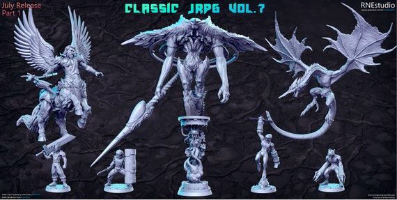 Classic JRPG Volume 7-9 July-september 2022 Set by RNE Studio - Etsy