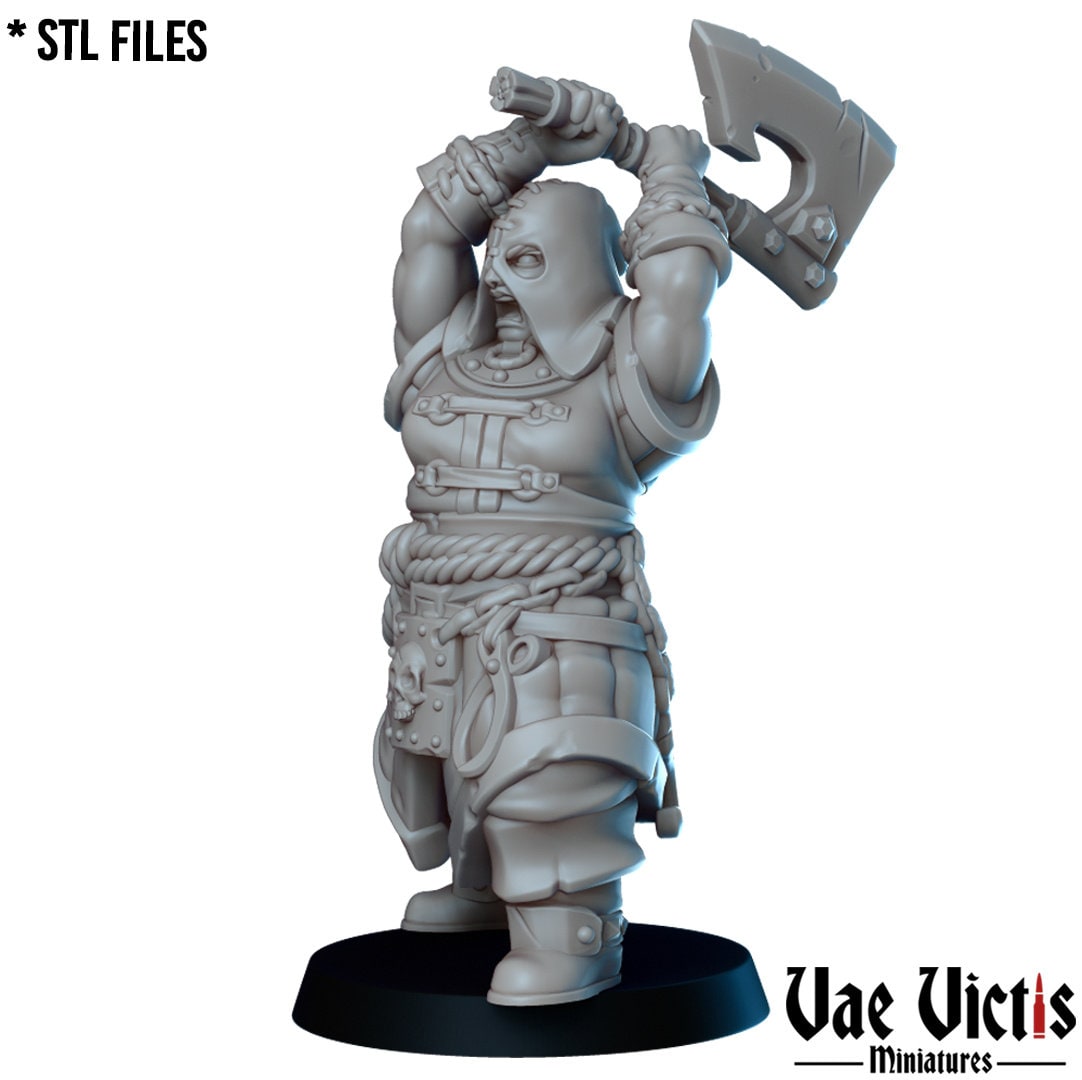 Sculpture D&D Fantasy The Executioner Stronger Flexible High Details 28 ...