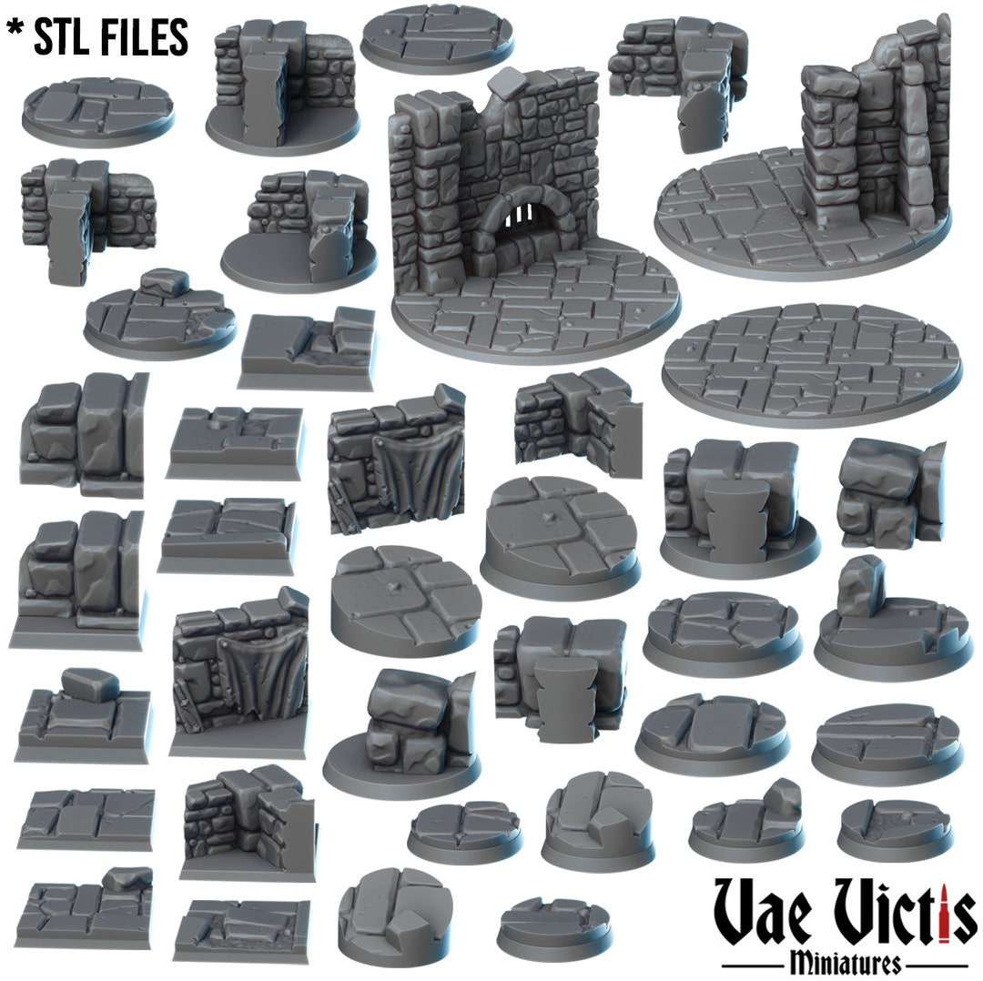 General Bases for 3d Miniature Tabletop Games/ RPG/ Dnd - Etsy