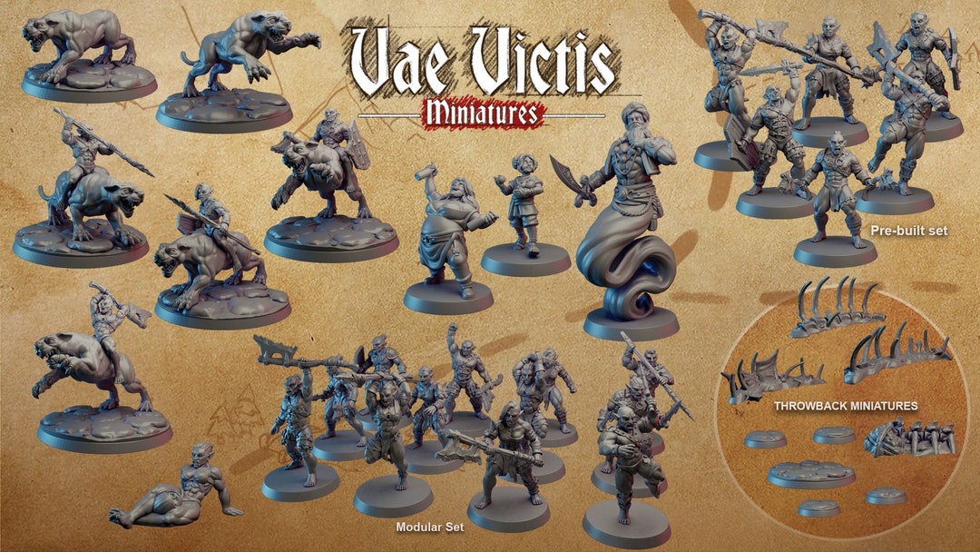 ORCS!!! September 2022 Set 28-32mm Vae Victis Miniatures 3d Miniature ...