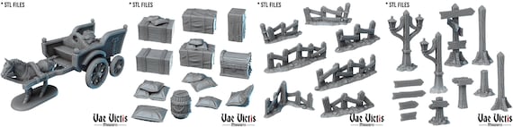 Bandits Ambush Terrain Set by Vae Victis 28-32mm 3d Miniature | Etsy