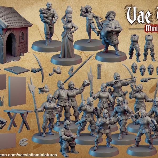 Miniature Village - Etsy