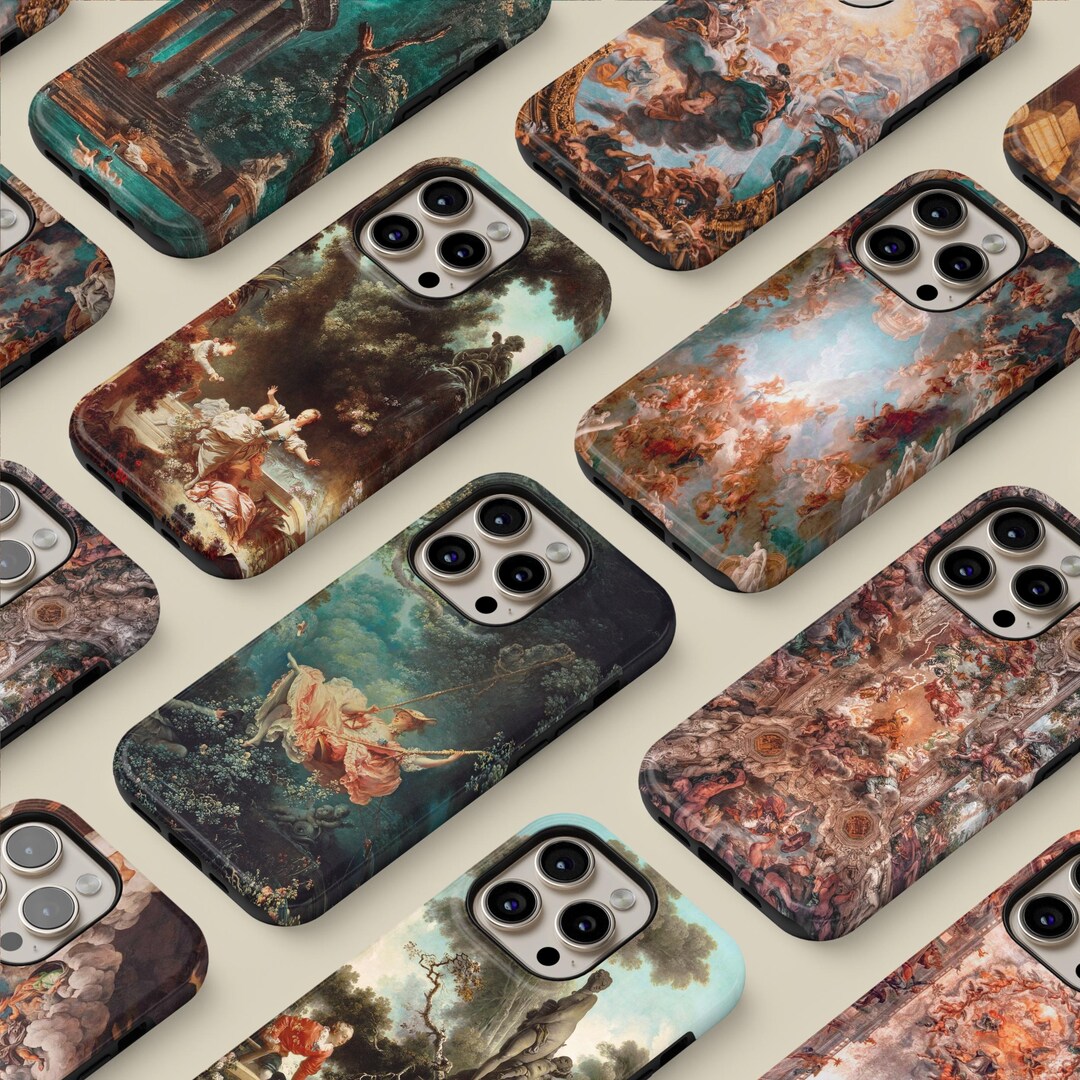 Baroque Phone Case – Classic Art Tough Cover for Samsung, iPhone ...