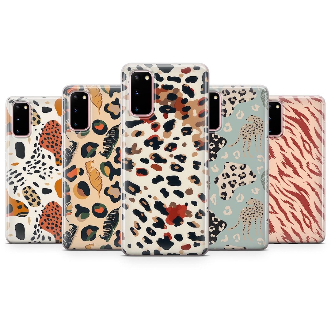 Leopard & Cheetah Phone Case Animal Print Cover Fit Samsung S24 FE, S23 ...