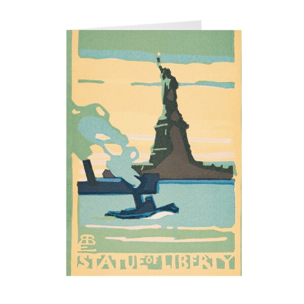 Statue of Liberty Postcards - Etsy