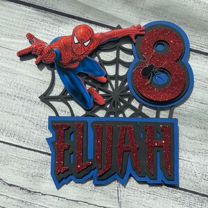 Spiderman Cake Topper - Etsy