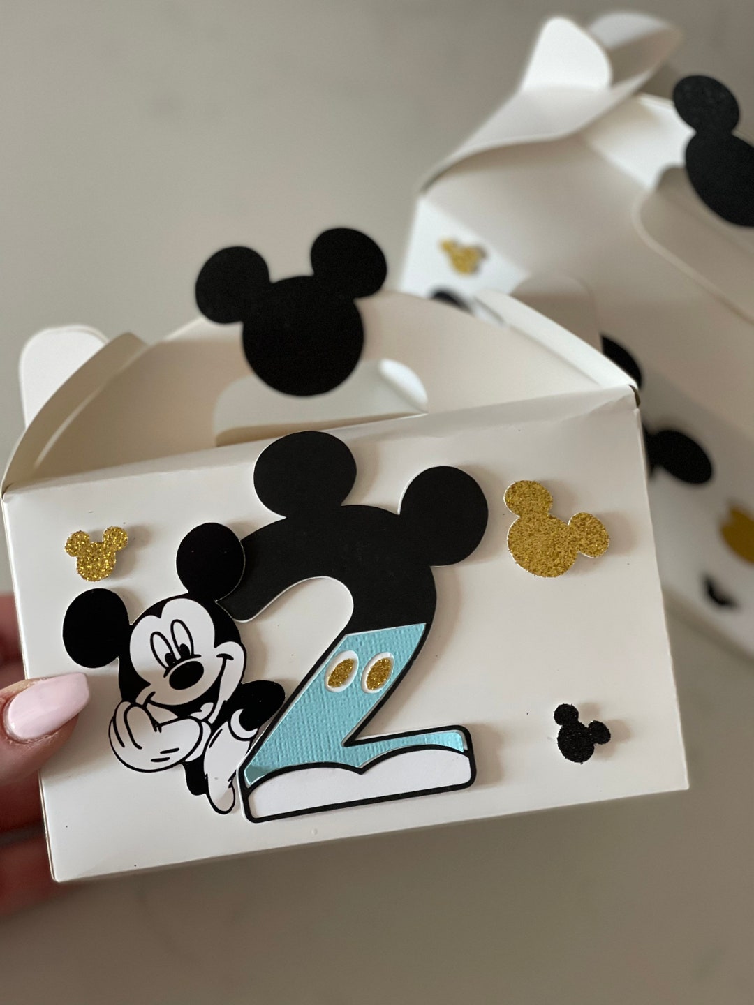 Mickey Mouse Classic Minimalist Favor Boxes - Etsy