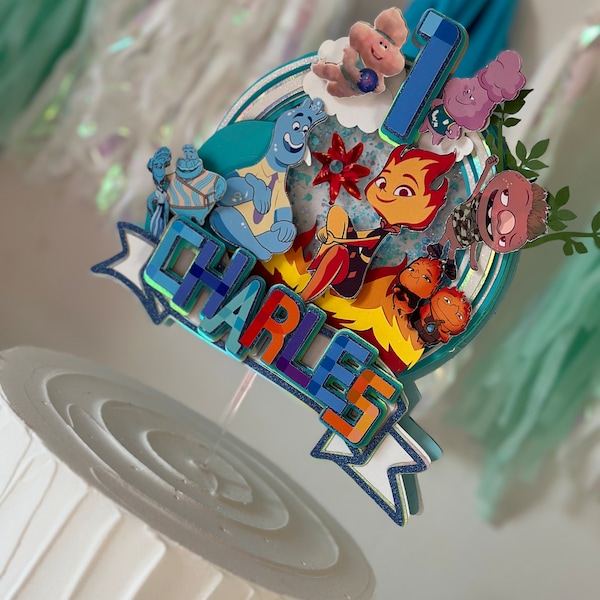 Elemental Ember Cake Topper - Etsy