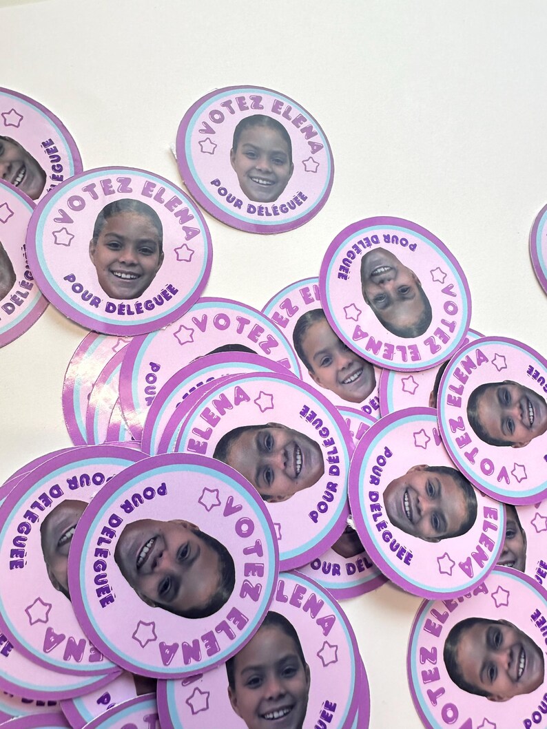 Custom Student Council Campaign Stickers: Waterproof Vinyl Labels - Etsy