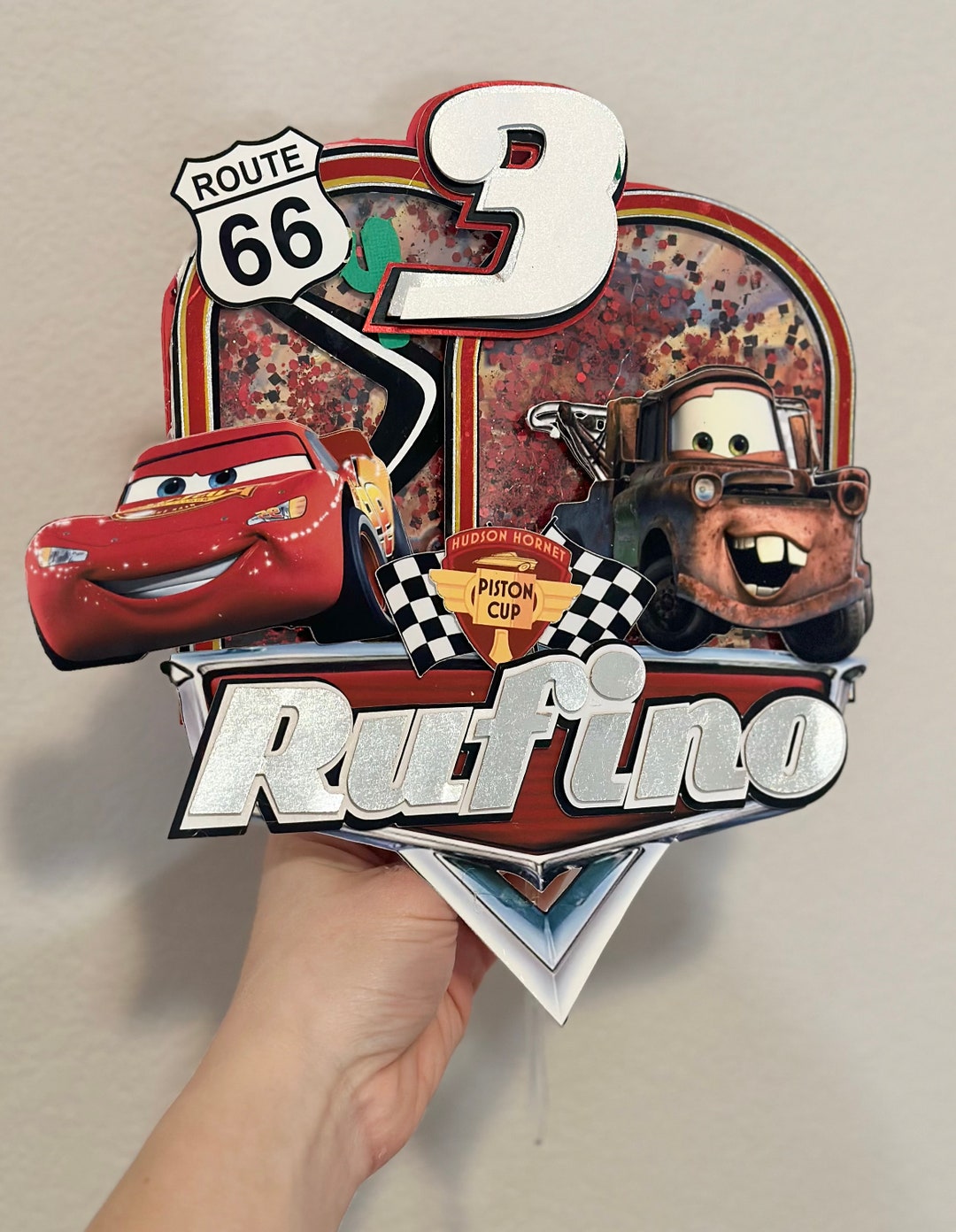 Cars Theme Cake Topper - Etsy