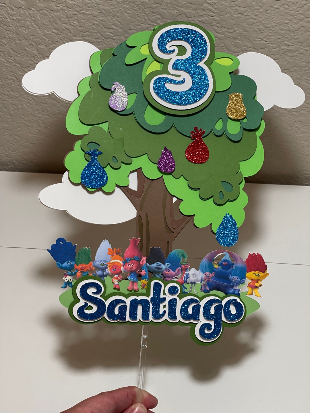 Troll Tree Cake Topper - Etsy