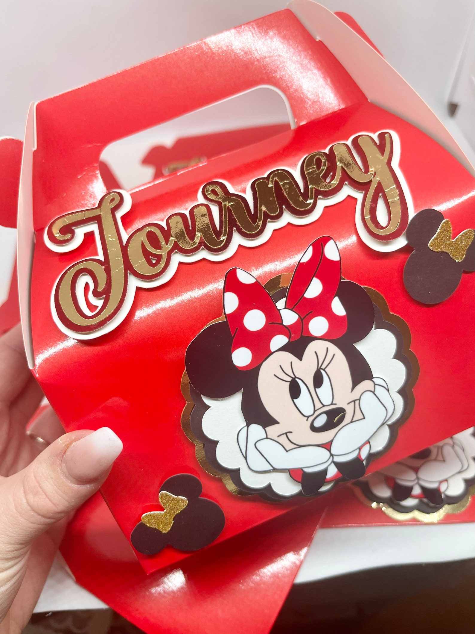 Minnie Mouse Theme Favor Boxes - Etsy