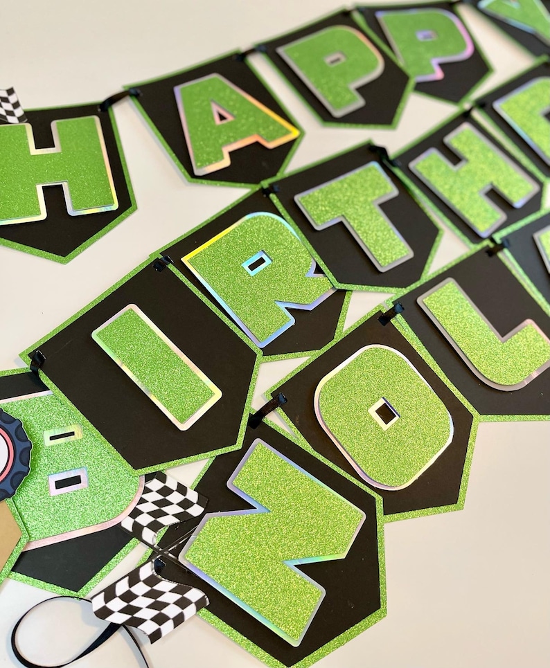 Monster Jam Theme Birthday Banner - Etsy