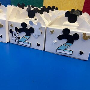 Mickey Mouse Classic Minimalist Favor Boxes - Etsy