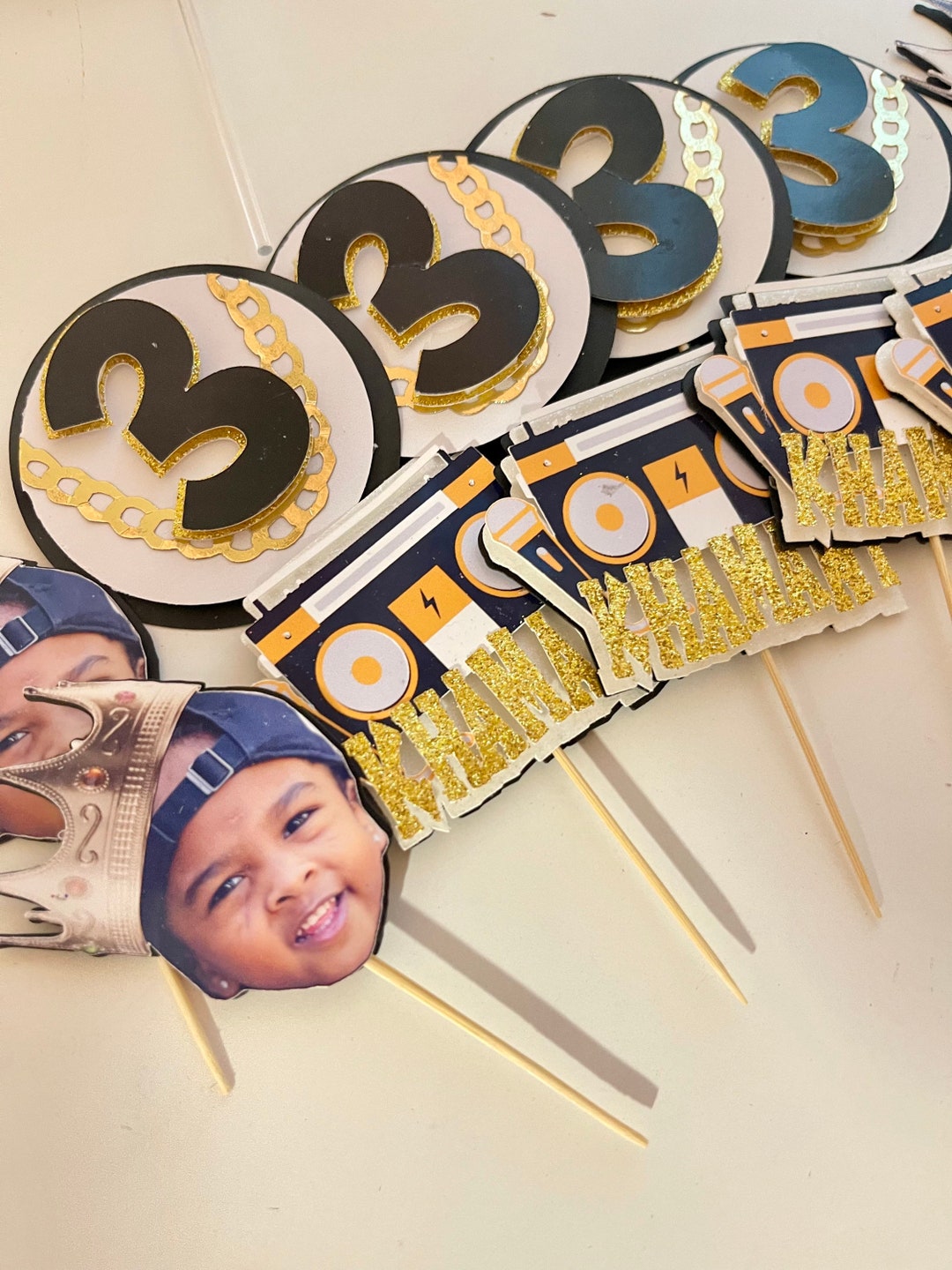 3 Thang/notorious 1 Cupcake Toppers - Etsy