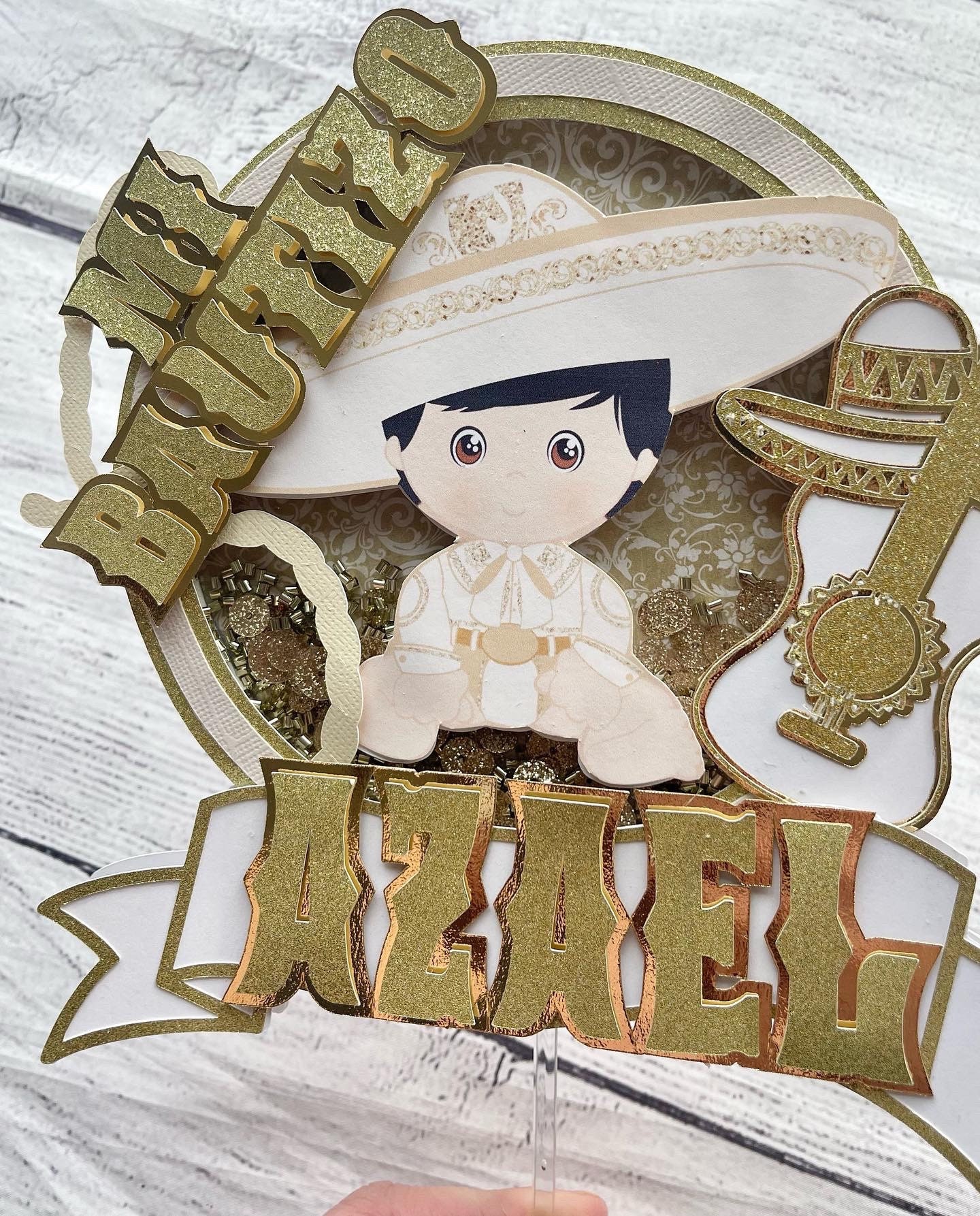 Charro Cake Topper | Vaquero Birthday Party Decor | Mexican Cowboy ...