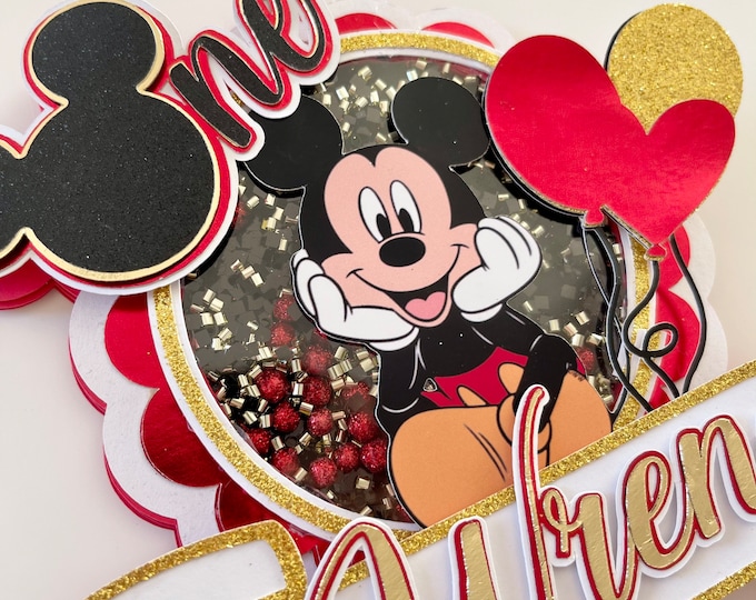 Mickey Mouse Cake Topper - Etsy
