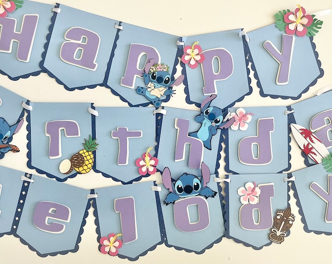 Lilo & Stitch Inspired Banner - Etsy Canada
