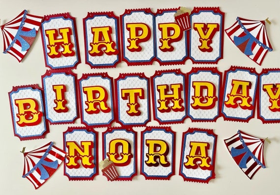 Circus Carnival Theme Banner - Etsy