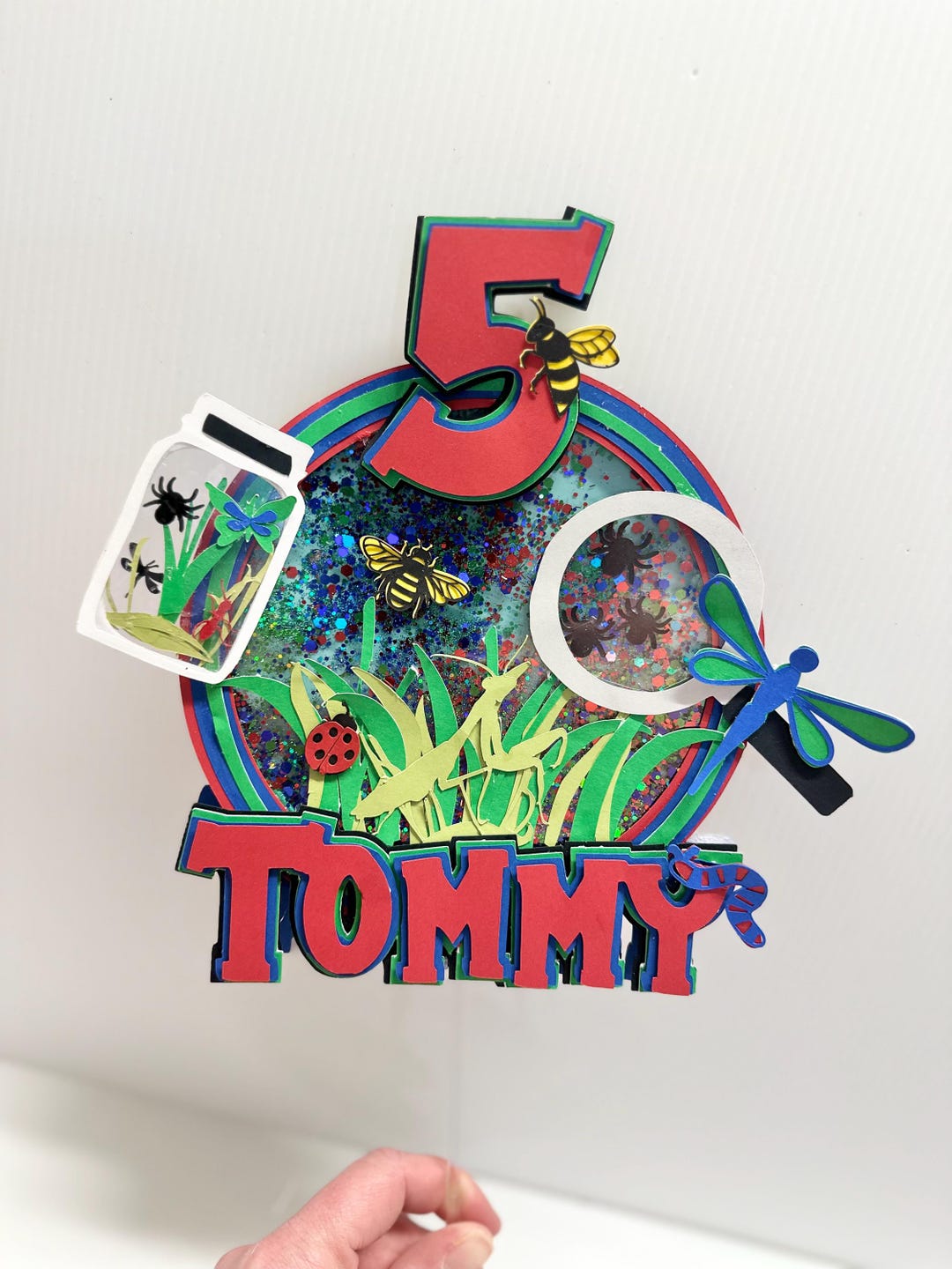 Insect Bug Theme Cake Topper - Etsy UK