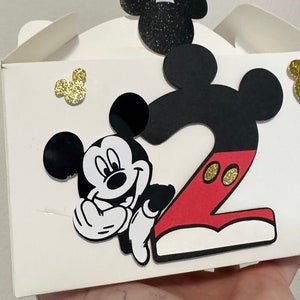 Mickey Mouse Classic Minimalist Favor Boxes - Etsy