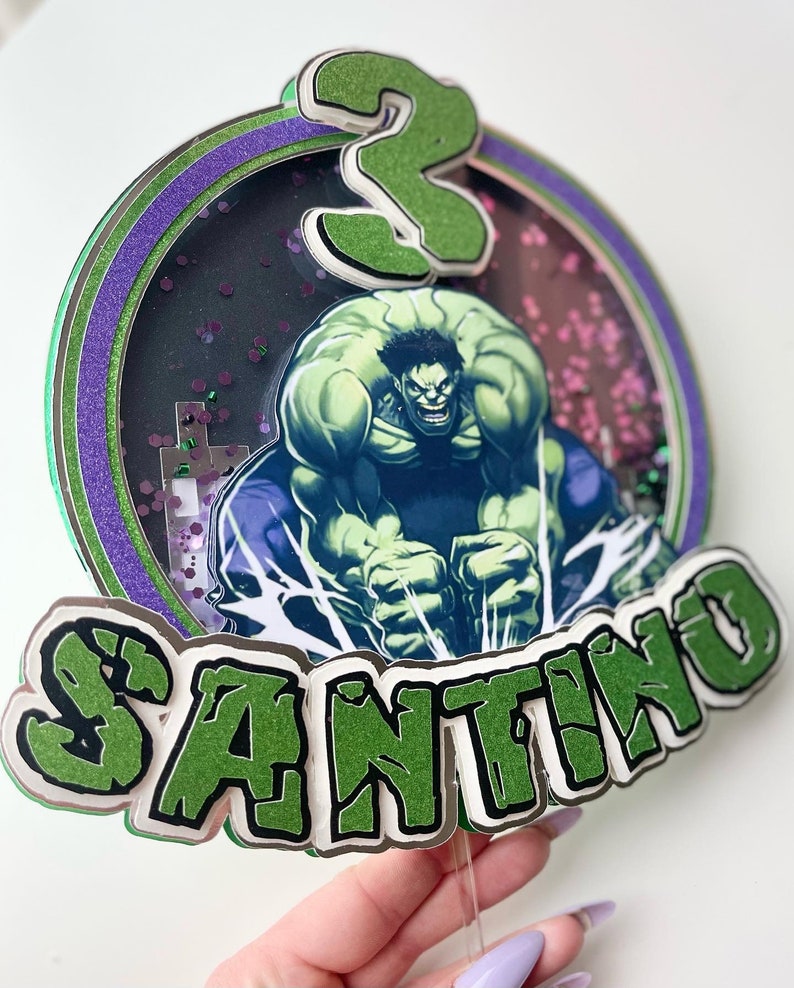 Hulk Cake Topper - Etsy