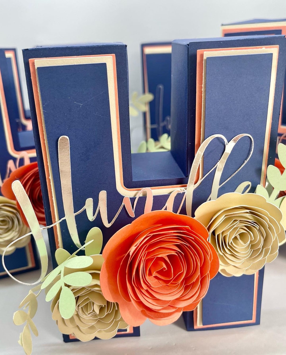 Custom 3D Letter or Number | Freestanding Party Decor - Etsy