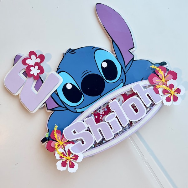 Stitch Cake Topper - Etsy