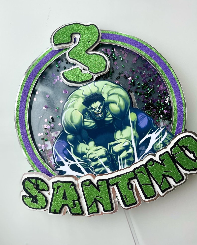 Hulk Cake Topper - Etsy