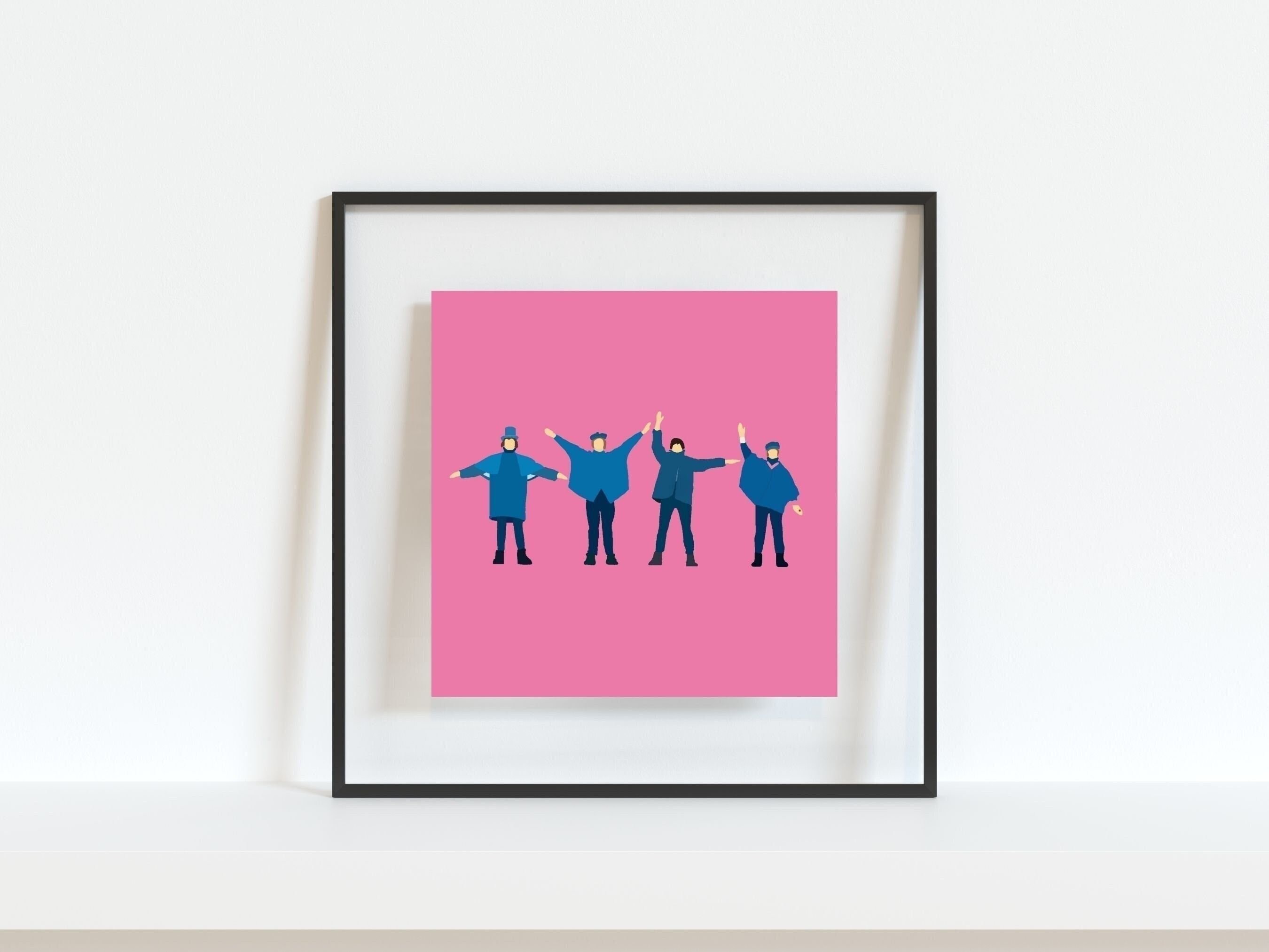 The Beatles Help Poster: Music Art Prints, Wall Art, Printable, Digital ...