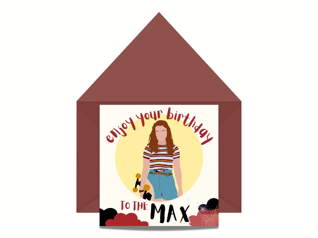 Stranger Things Birthday Card PRINTABLE Stranger Things - Etsy UK