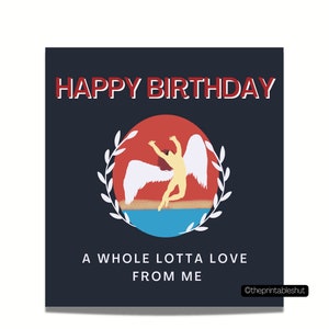 Led Zeppelin Birthday Card PRINTABLE - Funny Birthday Card - Led ...