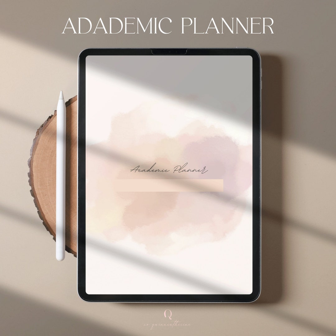 Digital Academic Planner Organize Your Studies, Student Planner ...