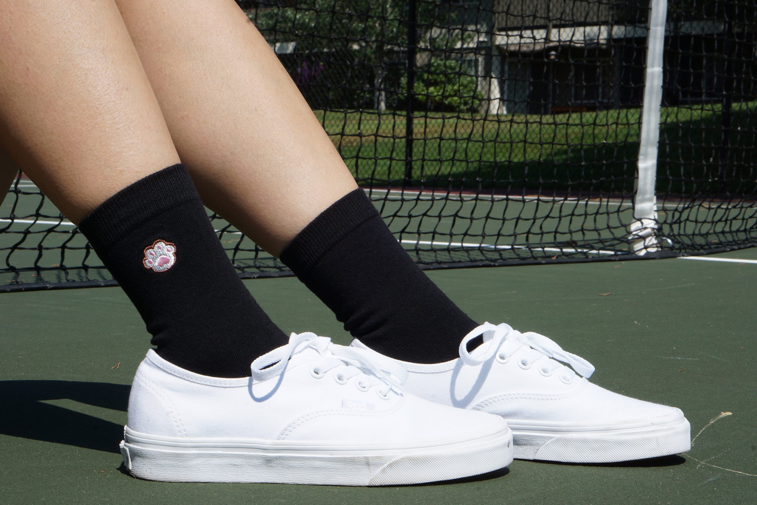 White Socks Cat Paw Sock Pack for Women Cool Socks Cat Paw | Etsy