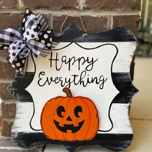 Interchangeable Door Hanger, Happy Everything Sign - Etsy