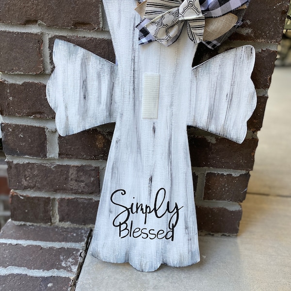 Cross Door Hanger - Etsy