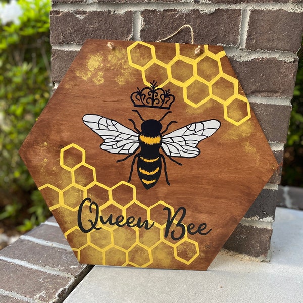 Queen Bee Sign - Etsy