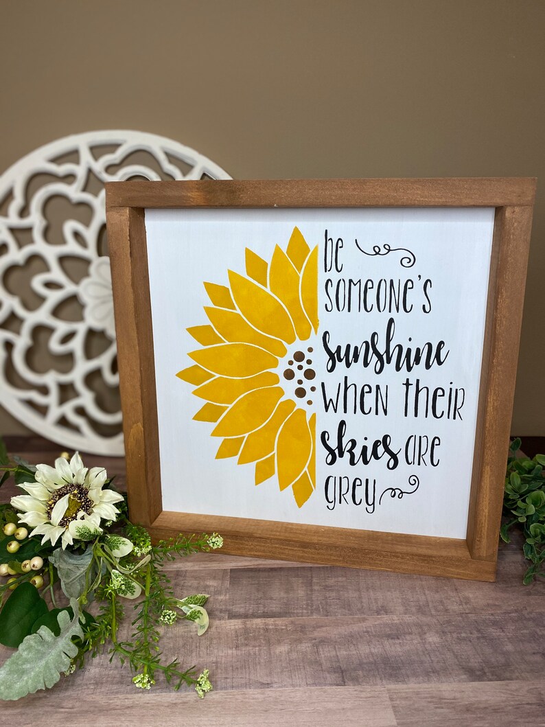 Sunflower Sign - Etsy