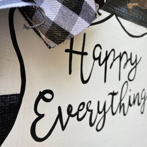 Interchangeable Door Hanger, Happy Everything Sign - Etsy