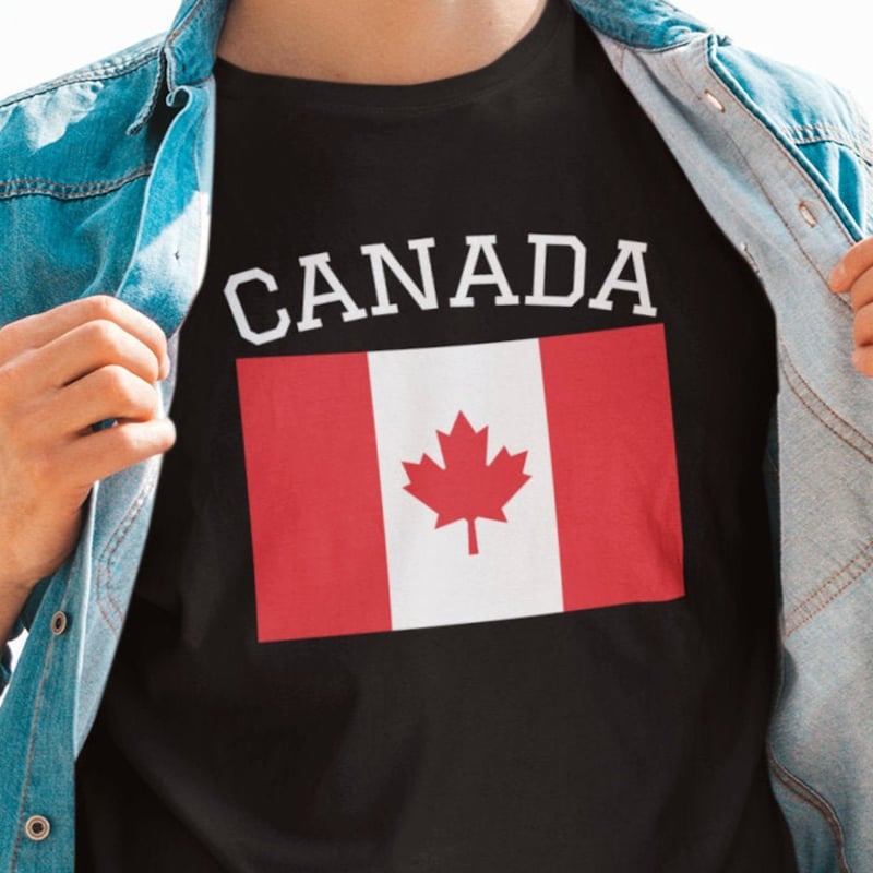 Canadian Flag Shirt - Etsy