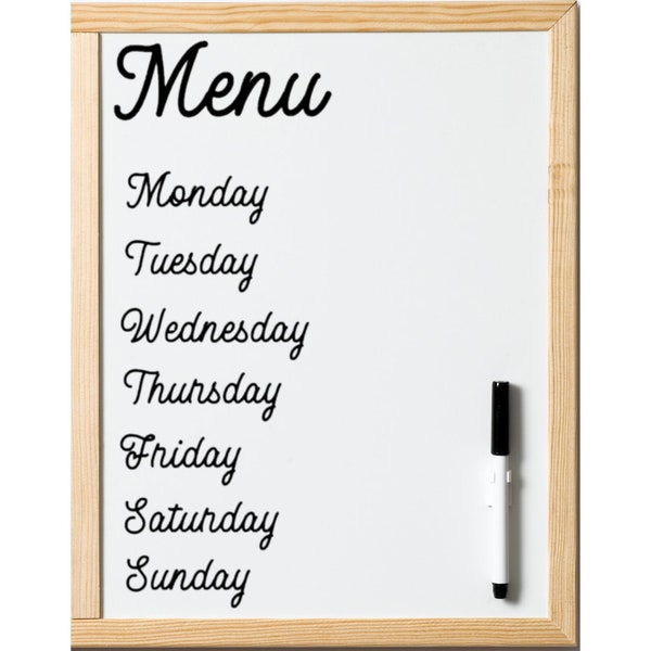 Handwritten Menu Card - Etsy