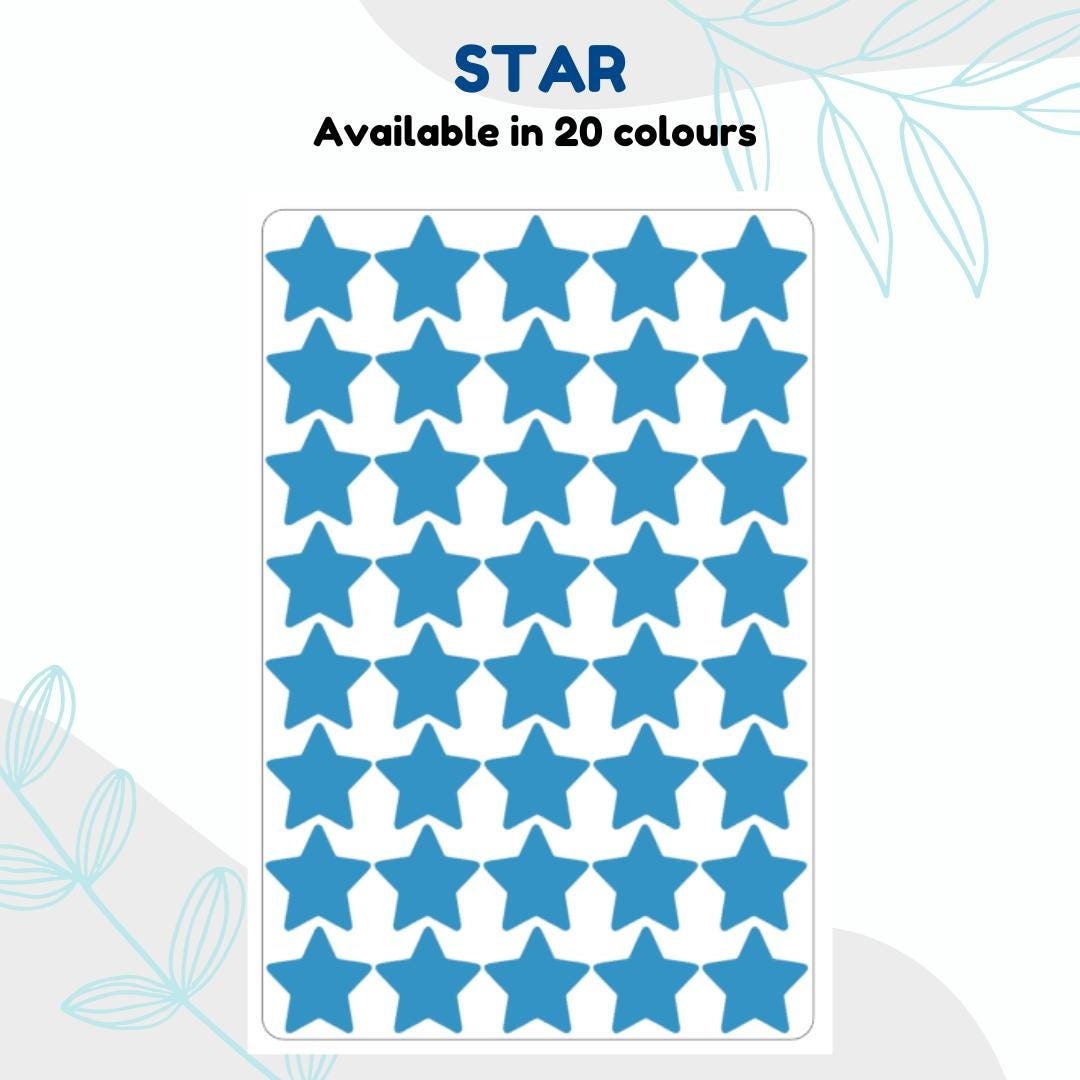 Star Stickers | Bujo Stickers | Vinyl Stickers | Perfect for Journal or ...