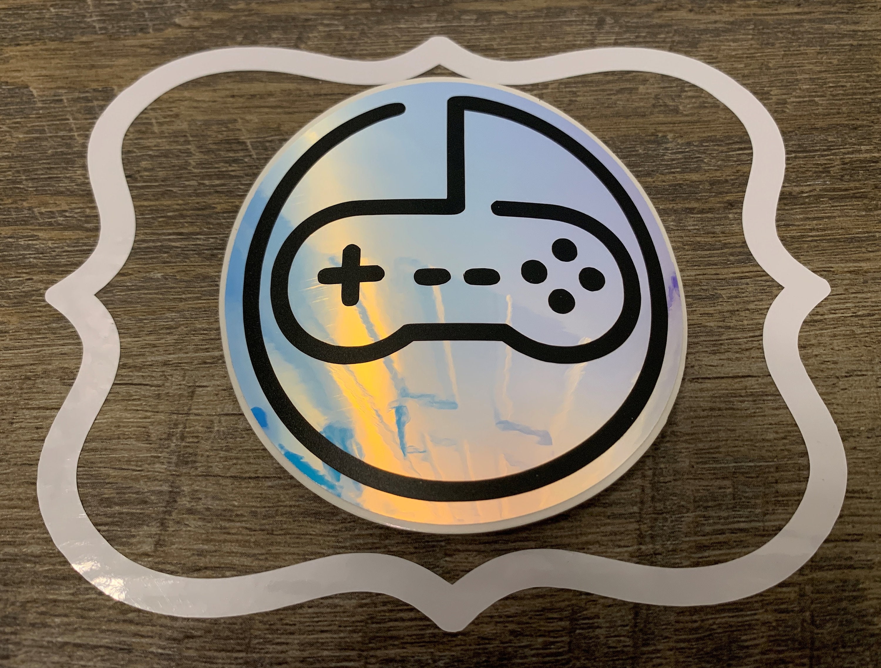 Video Game Controller Foil Sticker Set Holographic Vinyl - Etsy