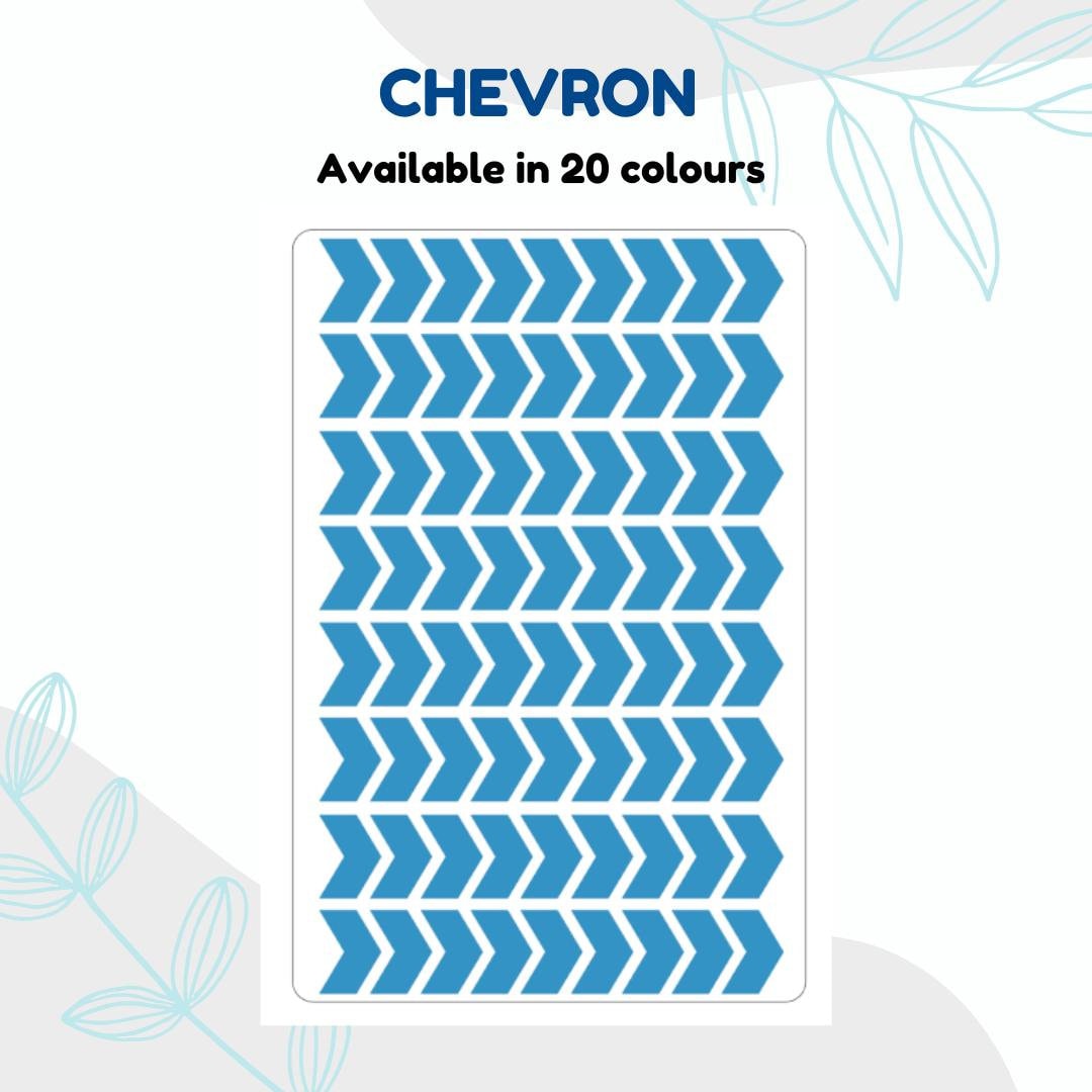 Chevron Stickers | Bujo Sticker | Vinyl Sticker | Journal or Planner ...