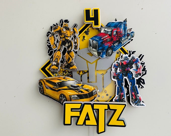 Transformers Cake Topper - Etsy