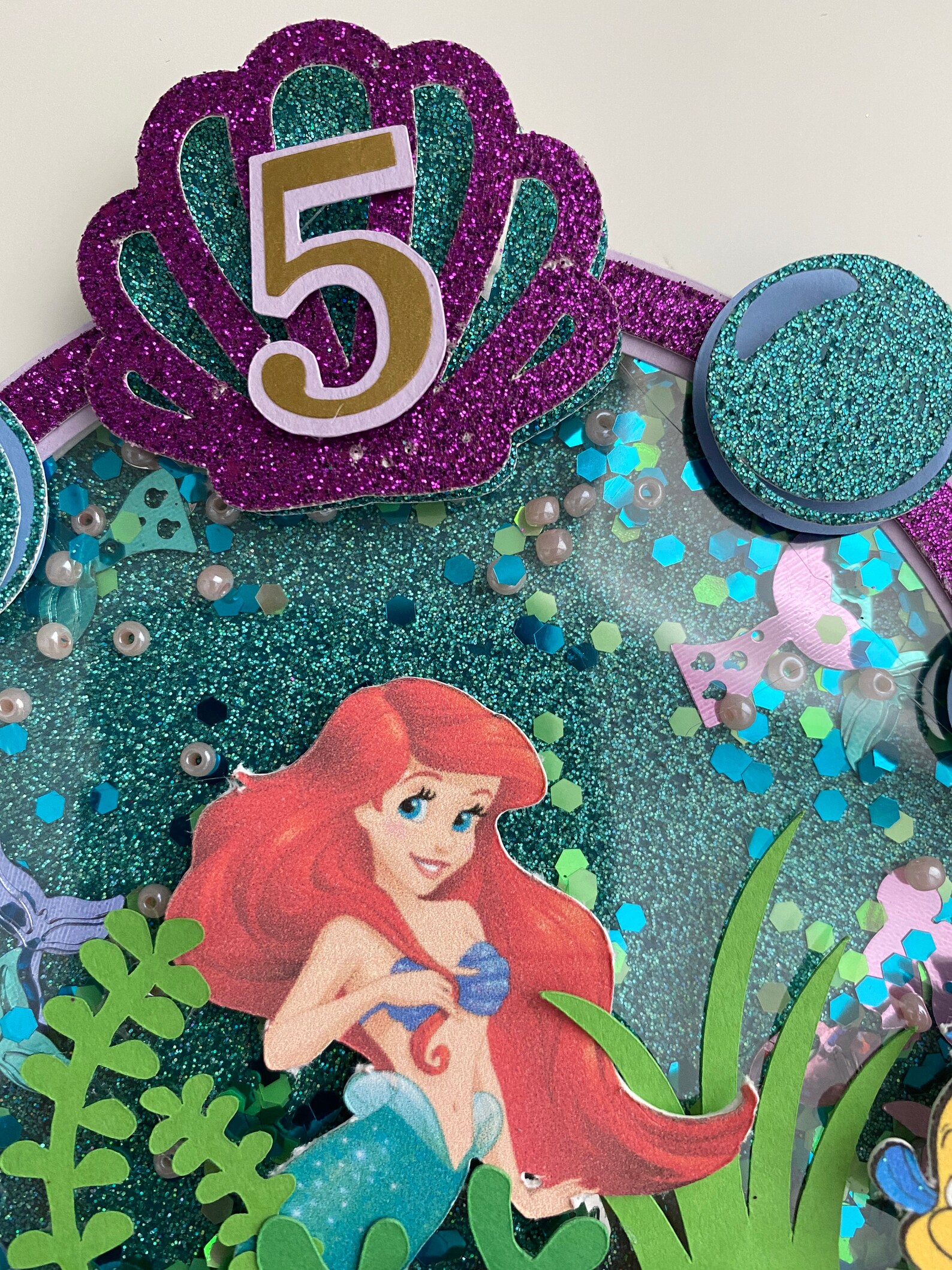 3D Mermaid Cake Topper - Etsy