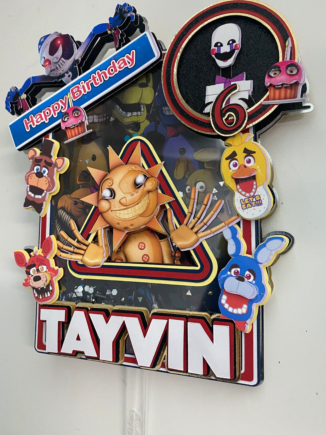 Five Nights at Freddie Cake Topper - Etsy