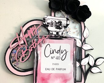 Perfume Cake Topper - Etsy