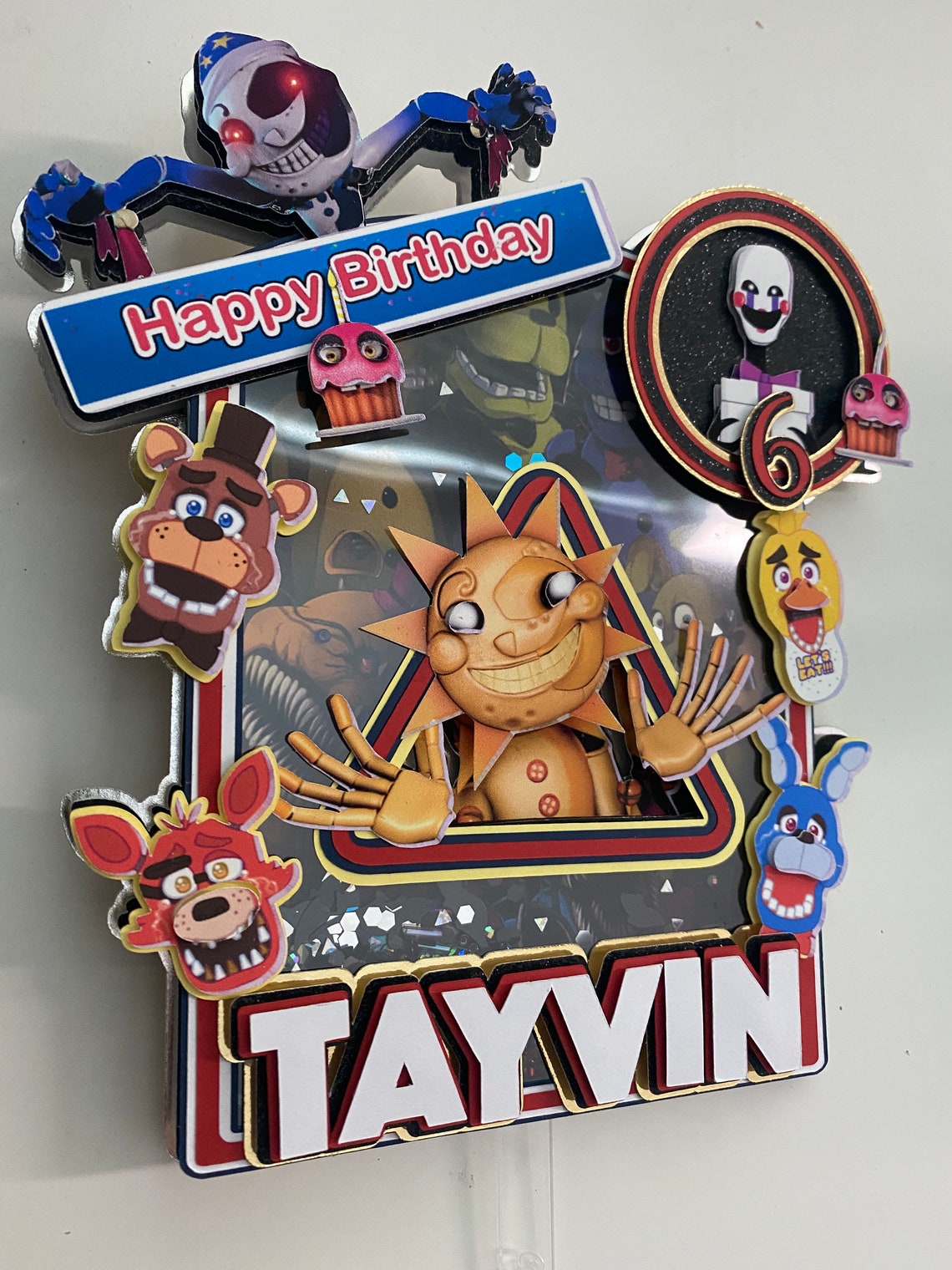 Five Nights at Freddie Cake Topper - Etsy